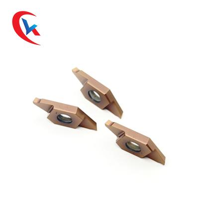 China HRA 91.8 Machine Tools TKF12R200-S16 Carbide Grooving Inserts Sloped Cutting Edge for sale