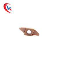China TKF16R200-S Carbide Grooving Inserts With HRA 91.8 Hardness Light Gray Color for sale