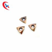 China Vertical Thread Milling Inserts MTT43R6004 Bronze Coating Wear-Resistant Tungsten Carbide Inserts for sale