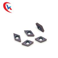 China DCMT070204 Processing Steel Parts Tungsten Carbide Inserts Physical Coating for sale