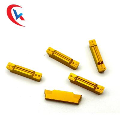 China MGMN500-M Groove Width 5 Stainless Steel Bronze Processing Workpiece Carbide Grooving Inserts for sale