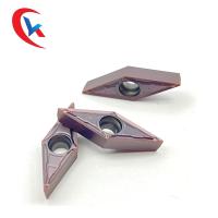 China VBMT160404-MV Stainless Steel Finishing Tungsten Carbide Inserts PVD Coating for sale
