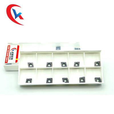 China CCMT060204 Carbide Milling Inserts Stainless Steel Finishing Pvd Coated for sale