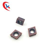 China CCMT09T304 Tungsten Carbide Inserts Stainless Steel Finishing Physical Coating for sale