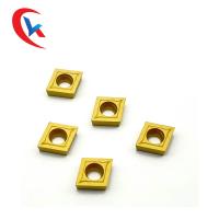 China CCMT120404 Tungsten Carbide Inserts Special Chemical Coating For Steel Parts for sale
