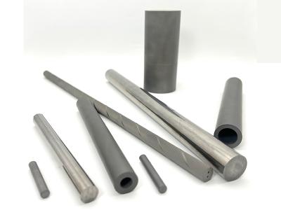 China Carbide round bar blanks, solid round bars, single straight hole round bars, double straight hole round bars, and double spiral hole round bars for sale