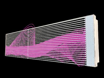 China P10.4 Transparent Grill LED Smart Screen With Light Weight for sale