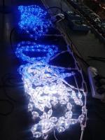 China P100 Soft Transparent 3D-Dot LED Curtain Screen 125mm for sale