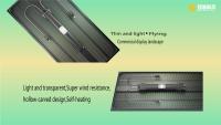 China 7000CD/Sqm Mesh Curtain Window Glass TV Led Panels Outdoor P10.4 for sale