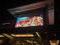 China P25mm Full Color HD Flexible Transparent Glass Led Display/Outdoor Advertising Panel Screen Price/Large Video Wall for sale