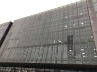 China P25mm Portable Flexible Led Mesh Video Curtain Net/Screen/P50mm Display See Through Led Curtain Wall Video for sale
