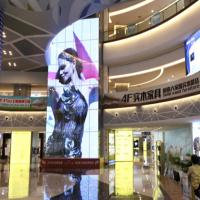 China P7.81 Strip Indoor Glass Transparent Indoor Led Video Wall 6000CD/Sqm for sale