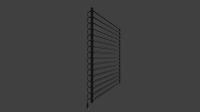 China Foldable Outdoor Advertising LED Screen P25*50 LED Louver Screen for sale