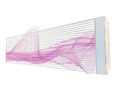 China Waterproof Indoor P20 Mesh Transparent Led Panel Screen For Advertising for sale