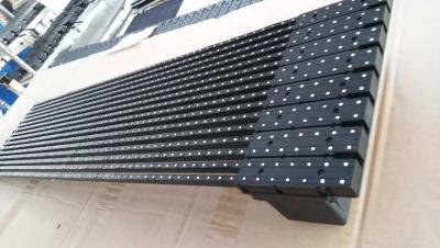 China Transparent Window Flexible LED Mesh Screen Outdoor 7800cd/Sqm for sale