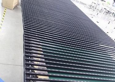 China Foldable Outdoor Advertising LED Screen P25*50 LED Louver Screen for sale