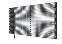 China Outdoor P16 Glass Transparent Led Grille Screen For Shop Advertising for sale