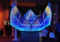 China Outdoor Transparent Flexible Led Window Display Screen For Building for sale
