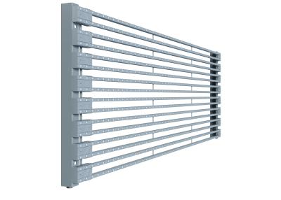 China P31.25X31.25 Customized Outdoor Curtain Transparent Display Screen Outdoor Screen LED video wall for sale