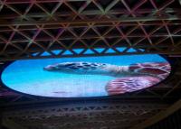 China Advertising LED Transparent Screen RGB With Aluminum Cabinet for sale