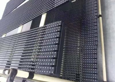 China P16 Outdoor IP66 Transparent Flexible LED Mesh Screen For Building Facade for sale