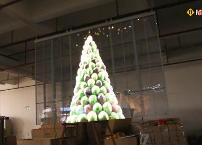 China High Brightness LED Transparent Screen P16 For Indoor Advertising for sale