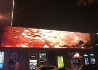 China Curtain Transparent Led Display Screen Playing Video / Media Facade LED Video Wall For Outdoor Advertising P25 for sale