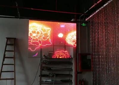 China AC85V Transparent LED Video Wall Screen RGB Led Window Display Screen for sale