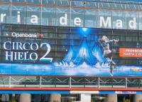 China P2550 Grille Curtain Display Screen Outdoor Advertising High Resolution Media Facade Led Video Wall Led Mesh Screen for sale