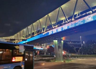 China P25 50 Glass Wall/ Building Facade Outdoor Led Curtain/Grille Display For Outdoor Advertising for sale