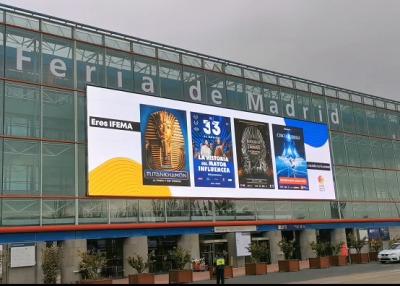 China Advertising P16 Grill Led Display Outdoor High Resolution Mesh Media Facade Led Video Wall for sale