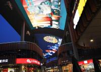China 7200CD/Sqm Poster Led Facade Screen DIP High Brightness Transparent Led Wall for sale