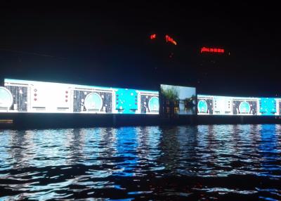 China P25*100 Video Advertising Transparent Led Display Screen Light Weight Energy Saving for sale