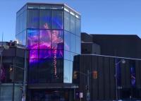 China HD Transparent Display Screen Advertising Building Glass Curtain Wall for sale
