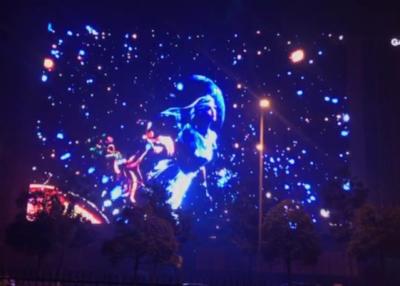 China P25*25 Outdoor Transparent Led Display Full Color Light Weight for sale