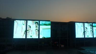 China P31.25 Full Color Smd Advertising Window See Through Video Wall Transparent Led Screen for sale