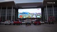 China P25 outdoor DIP 3 in 1 video play full color led transparent grid display screen P50 rgb pixel mesh for sale