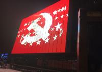 China High Brightness Outdoor P25 Mesh Transparent Led Screen Panel For Facade Building Glass for sale