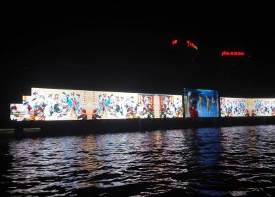 China Ultra-Thin See-Through Transparent LED Display Full Color Video Glass Screen Outdoor Advertising Screen for sale