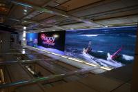 China 7800CD/M2 260W See Through LED Screen RGB P16 Mesh Grille AC85V for sale