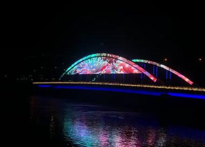 China Transparent Led Film Screen P31.25 See Through 360 Degree Folding for sale