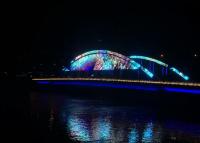 China 2R2G2B 90W/sqm See Through LED Screen P25 Outdoor Grid LED Display for sale