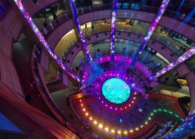 China 2R2G2B 90W/Sqm Curved Flexible Led Display 7200CD/sqm For Cylindrical Column for sale