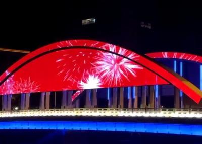 China SMD3535 Outdoor Transparent Led Display 1200CD/Sqm DC48V FCC Indoor Led Video Wall for sale