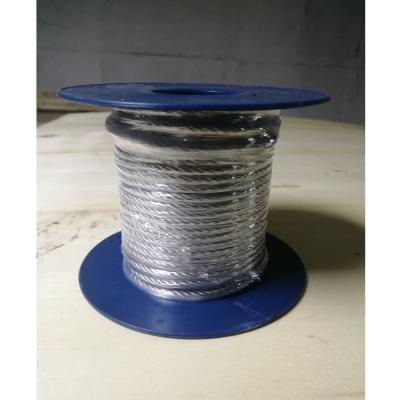 China High Corrosion Resistance Steel Wire Rope 7x7 Construction For Heavy Duty Industrial for sale