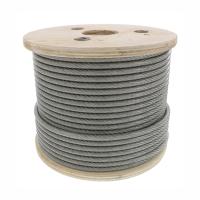 China 100ft 500ft 1000ft Galvanized Aircraft Cable For Agricultural End Fittings Hooks for sale
