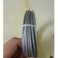 China 7x7 Construction Galvanized Aircraft Cable 1/16 Inch Diameter for sale