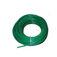 China PVC Coated Galvanized Steel Wire Rope with 1570-1960MPa Tensile Strength and 7x7 Structure for Corrosion Resistance for sale