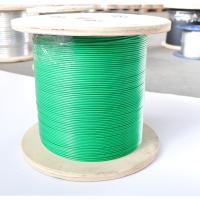 China PVC Coated Galvanized Steel Wire Rope with 1570-1960MPa Tensile Strength and 7x7 Structure for Corrosion Resistance for sale