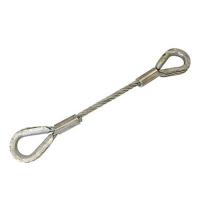 China 6X36 Construction 10mm Diameter Steel Wire Rope Sling with 1960N/MM2 Tensile Strength for sale